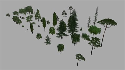 Base Tree Pack Prefab Fs22 Kingmods