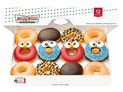 「セサミストリート」×「クリスピー・クリーム・ドーナツ」コラボ！エルモ＆クッキーモンスターがドーナツに変身 Charalab（キャララボ）