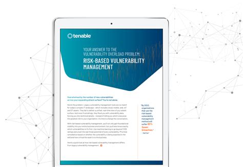Risk Based Vulnerability Management Tenable®
