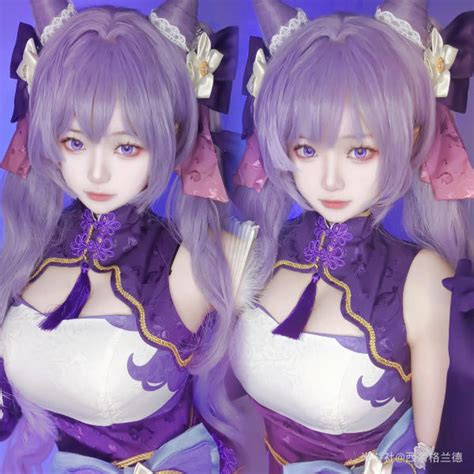 【随机应变】刻晴同人旗袍cos 原神社区 米游社