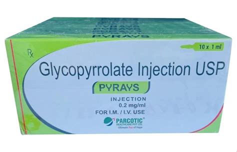 Glycopyrrolate Injection Pyrolate Injection Latest Price Manufacturers And Suppliers