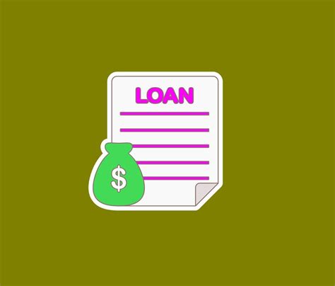 Loan Document Sticker 13448536 Vector Art At Vecteezy