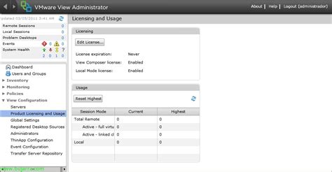 Instalación Y Configuración De Vmware View 46 Connection Server