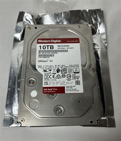Western Digital 10TB WD Red Plus NAS 10TB 3.5" SATA DRIVE 7200RPM ...