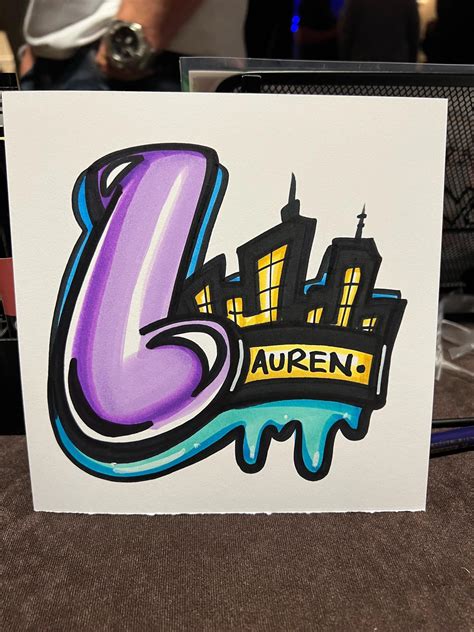 Graffiti Initials Artistic Talent Group