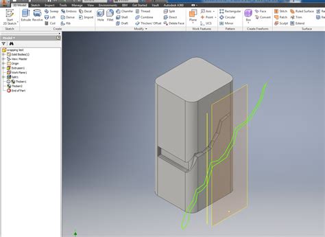 Solved Inventor Wrapping Emboss To Face Autodesk Community