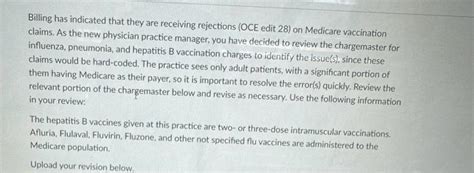 Solved Billing Has Indicated That They Are Receiving Chegg Com