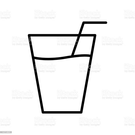 음료 라인 아이콘입니다 편집 가능한 스트로크 디자인 템플릿 벡터 0명에 대한 스톡 벡터 아트 및 기타 이미지 0명 개념 개념과 주제 Istock