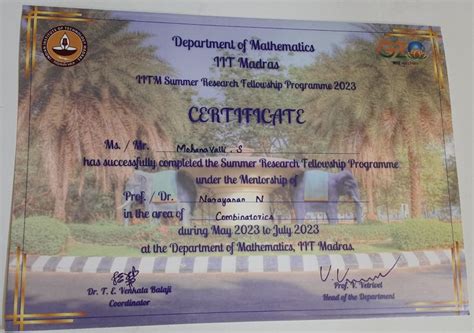 Mohanavallisruthi S On Linkedin Invaluable Experiences At An Invaluable Institution Upon Being