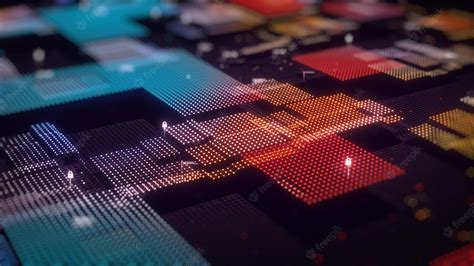 Premium Photo Blockchain Concept Big Data Binary Code Futuristic