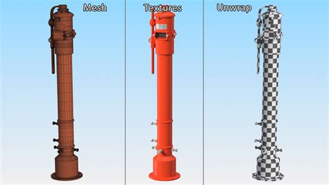 Fire Hydrants Collection 3d Model 59 3ds Obj Max C4d Ma Free3d