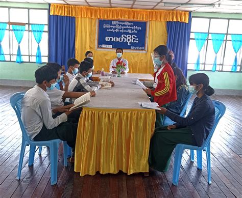 ထန်းတပင်မြို့နယ် လူထုအခြေပြုဗဟိုဌာန၌ စာရေးဆရာအောင်သင်းရေးသားသည့် အတွေ့