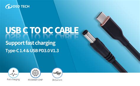 Amazon co jp DSD TECH MagicConn SH CP15B USB Type C PD to DC 電源ケーブル
