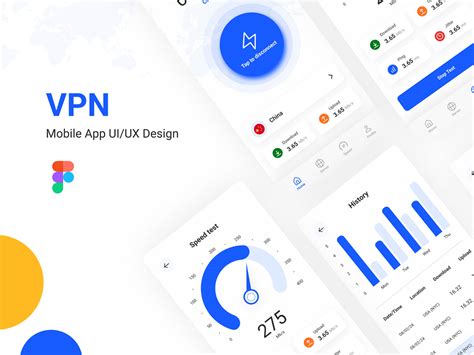 Vpn Mobile App Uiux Design Behance