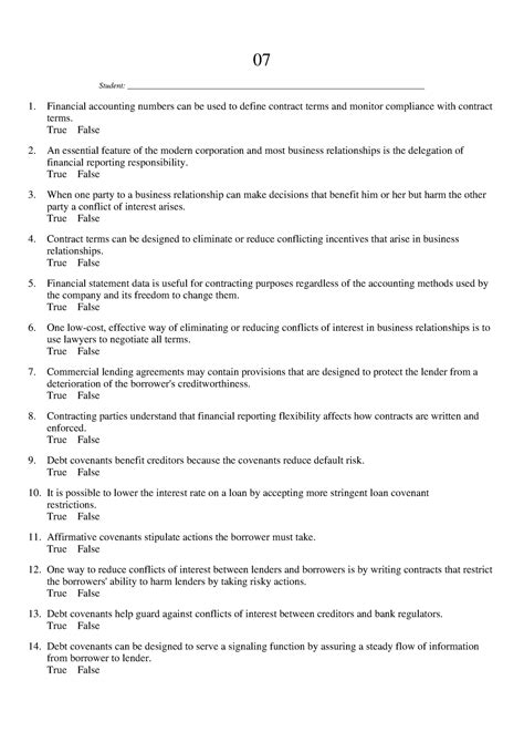 07 Testbank Chapter 07 Babe Studocu