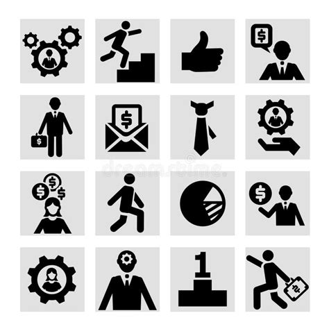 Success Icon Set Stock Vector Illustration Of Icon Black 51744405