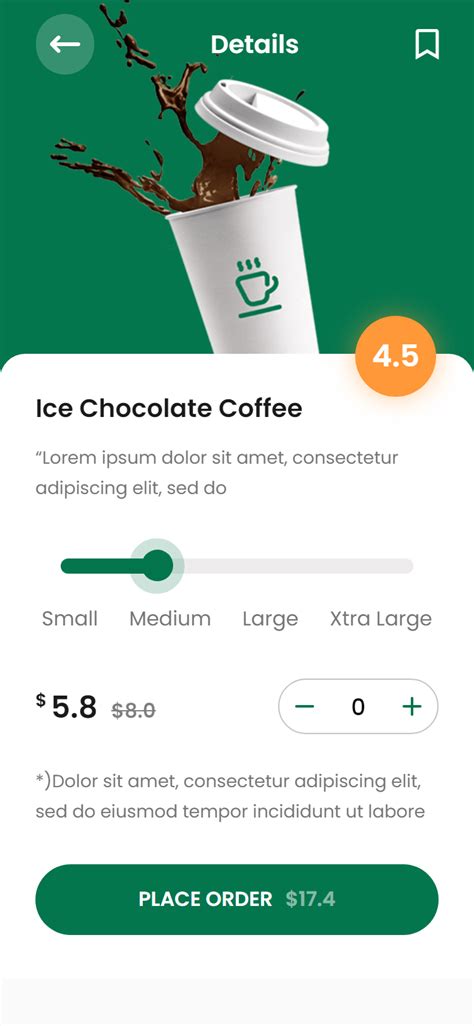 Ombe Coffee Shop Mobile App Framework 7 PWA DexignZone