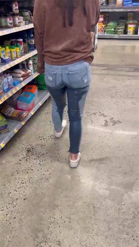 Big Wetting In Supermarket Big Wetting In Supermarket