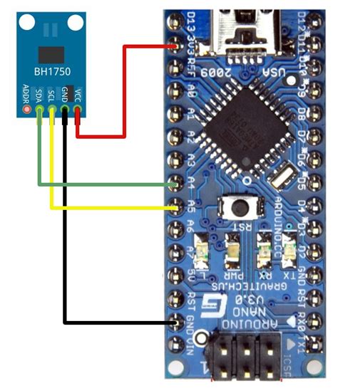 Programmation Connexion D Un Capteur BH Avec Une Arduino Nano