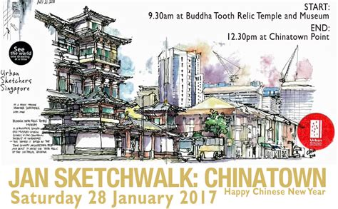 Urban Sketchers Singapore Sketchwalk 2017