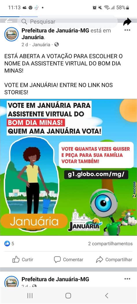 Moradores comemoram escolha do nome de Januária como assistente virtual