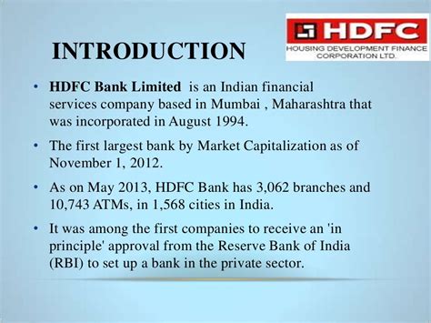 Hdfc Bank Ppt