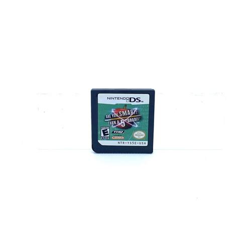 Are You Smarter Than A 5th Grader Nintendo Ds 2007 Etsy
