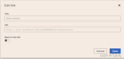Grafana Panel组件跳转、交互实现grafana可以交互吗 Csdn博客