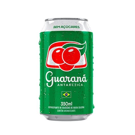 Refrigerante Guarana Antartica Zero 350ml C12 Distribuidora Hideal