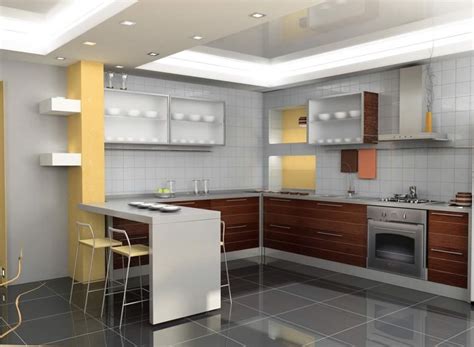 Modern Kitchen Designs With Glass Kitchen Cabinets Top Dreamer