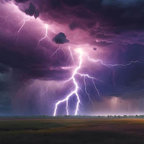 Premium Photo Visualize An Abstract Interpretation Of A Thunderstorm With Dark Clouds And