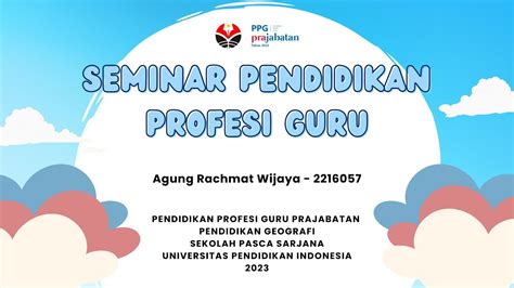 Seminar Ppg Membangun Paradigma Baru Terhadap Makna Guru Youtube