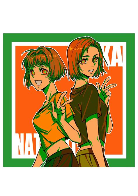 Uehara Mika And Mogi Natsuki Initial D Drawn By Yejian Feixing Danbooru