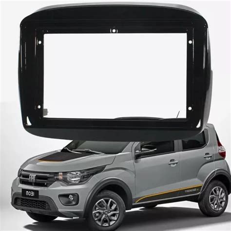 Moldura Fiat Mobi 9 Polegadas 2016 17 18 19 20 21 22 2023 Frete Grátis