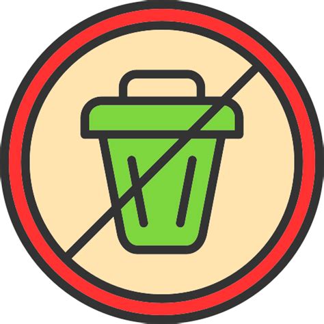 No Tirar Basura Iconos Gratis De Se Alizaci N