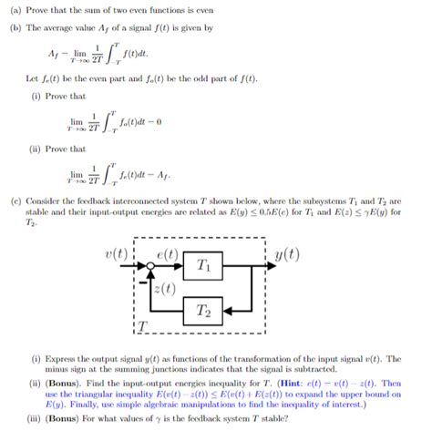 solved a ﻿prove that the sum of two even functions is