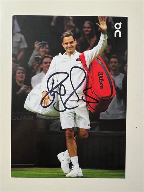 Wimbledon 2021 Roger Federer Fancard Catawiki