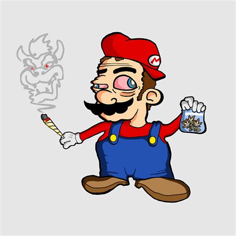 Mario Smoking Weed