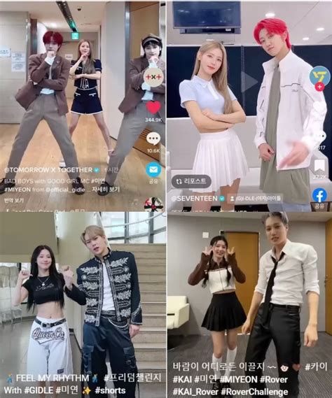太冤了！gi Dle成员薇娟因和男爱豆拍challenge影片被极端女粉骂「男色狗」 Ksd 韩星网 明星