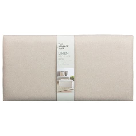 Linen Effect Storage Box And Coffee Table Cream Storage Furniture Bandm
