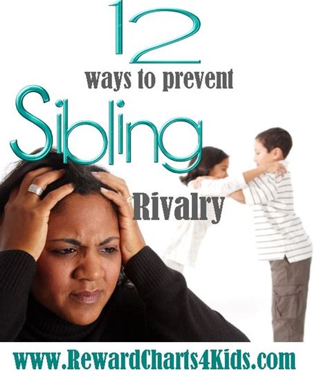 Ways To Prevent Sibling Rivalry Sibling Rivalry Rivalry Prevention