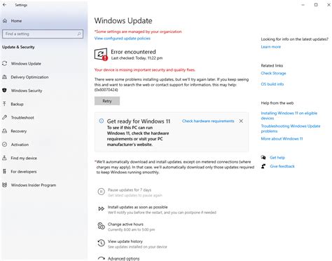 Windows Update Registry Is Missing Windows Defender Disabled