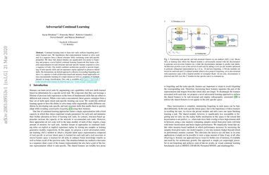 Adversarial Continual Learning Papers With Code