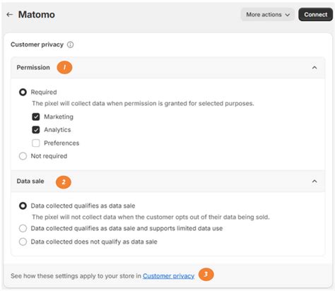 How Do I Install The Matomo Tracking Code Using Shopify Custom Pixels Faq New To Matomo