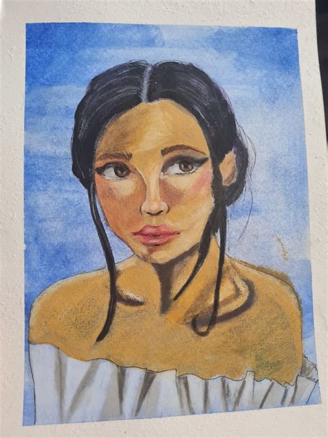 Create A Watercolour And Pencil Portrait By Oliwia P Fiverr