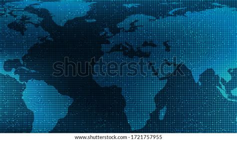 Digital Global Network System Technology Backgroundconnection Stock Vector Royalty Free