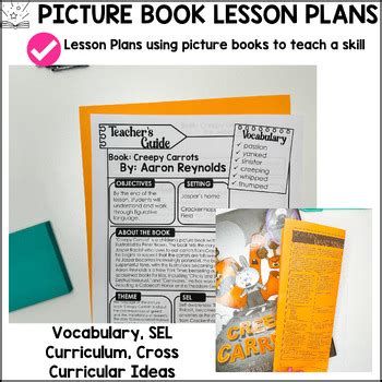 Creepy Carrots D Project Cube Lesson Plan Bundle Book Companion Activities