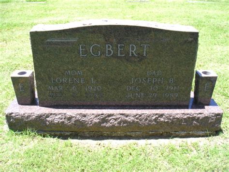 Joseph Benedict Egbert 1911 1989 Memorial Find A Grave