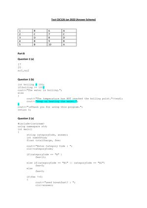 Csc Test Jan Set Qp Fundamental Of Algorithm And Computer