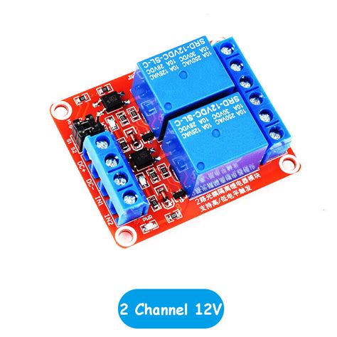 Red Relay Board Module With High Low Level Trigger Optocoupler